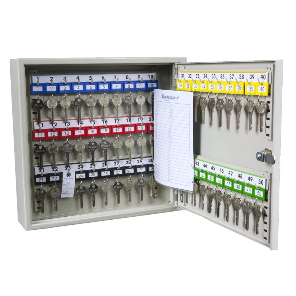 Heavy-duty steel key cabinet " Collinder® Labelling system