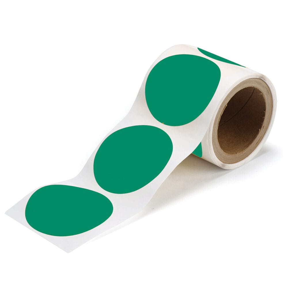 ToughStripe® round floor markers " Collinder® marking system