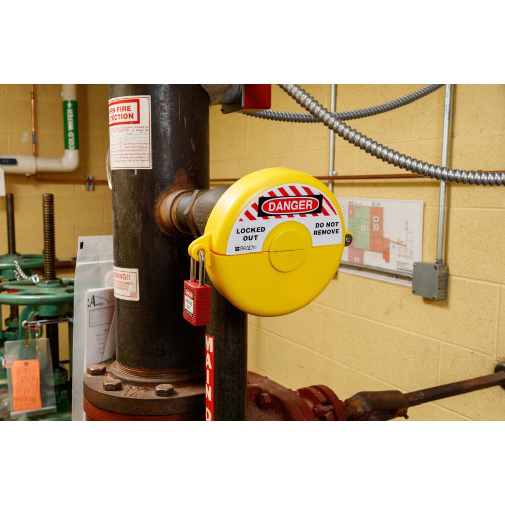 Valve gear locks " Collinder® labelling system