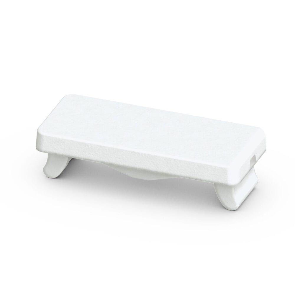 Sign material for labelling Entrelec terminal blocks with rounded ...